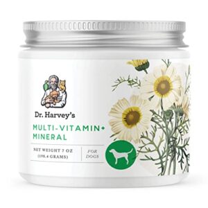 dr. harvey's herbal multi-vitamin and mineral supplement for dogs (7 ounces)