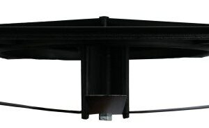 5-1/2" Square Light Pole Top Cap- Black Plastic