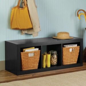 Better Homes and Gardens Versatile 3-Cube Organizer (Black)