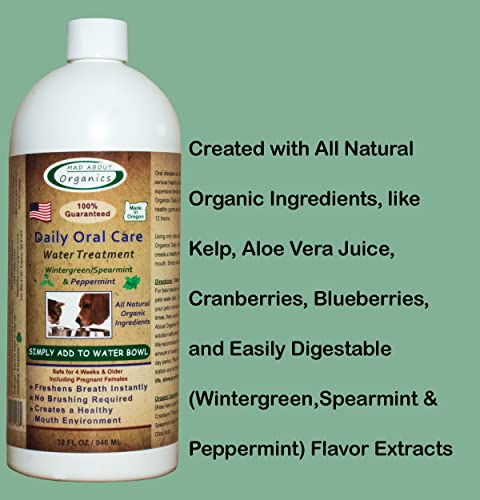 Mad About Organics Daily Oral Water Treatment 32oz