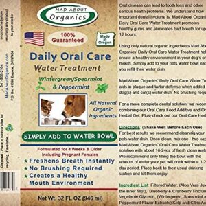 Mad About Organics Daily Oral Water Treatment 32oz