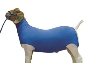 weaver leather livestock cotton goat tube , blue, large