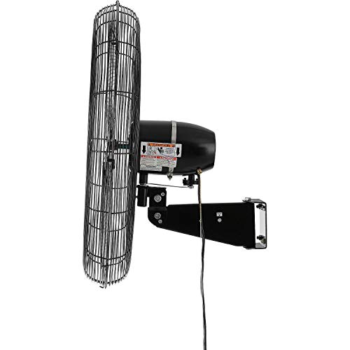 Global Industrial Outdoor Oscillating Wall Mounted Fan, 30" Diameter, 3/10HP, 8400CFM