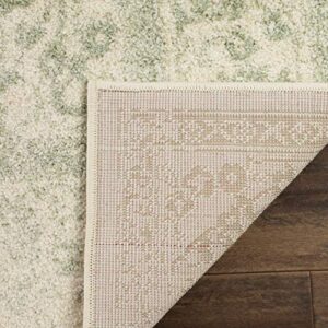 SAFAVIEH Adirondack Collection Area Rug - 8' x 10', Ivory & Sage, Oriental Distressed Design, Non-Shedding & Easy Care, Ideal for High Traffic Areas in Living Room, Bedroom (ADR109V)