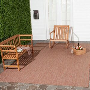 SAFAVIEH Courtyard Collection Accent Rug - 4' x 5'7", Natural & Cream, Non-Shedding & Easy Care, Indoor/Outdoor & Washable-Ideal for Patio, Backyard, Mudroom (CY8022-03012)