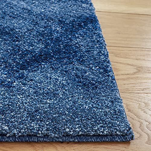 SAFAVIEH Retro Collection Area Rug - 10' x 14', Blue & Dark Blue, Modern Abstract Design, Non-Shedding & Easy Care, Ideal for High Traffic Areas in Living Room, Bedroom (RET2144-6570)