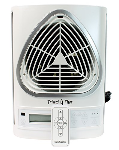 Triad Aer air purifier system - Combination of three innovative technologies, Photocatalytic Oxidation (PCO), Needlepoint Ionization, and Scalable Purification