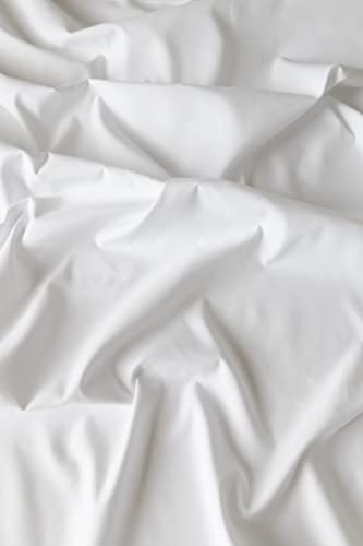 Southshore Fine Linens® - Oversized Flat Sheets Extra Large - 132 Inches x 110 Inches (Bright White)