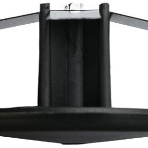 2-3/8" Round Light Pole Top Cap- Black Plastic