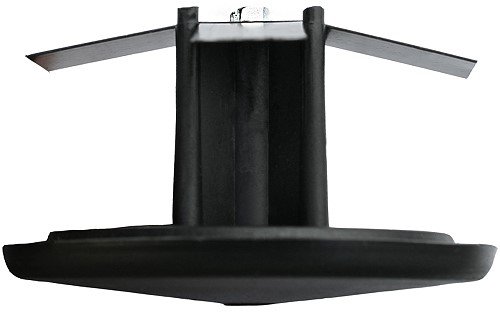 2-3/8" Round Light Pole Top Cap- Black Plastic