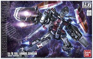 bandai hobby hgtb full armor gundam ver thunderbolt anime color gundam thunderbolt building kit (1/144 scale)