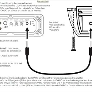 Kicker CXARC Remote Control for KICKER CX-Series Amplifiers