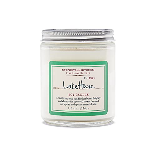 Stonewall Kitchen Lake House Soy Candle, 6.5 Ounce