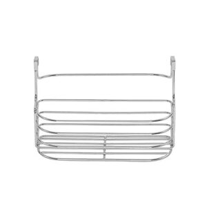 Spectrum Diversified Duo Over-the-Cabinet Towel Bar and Small Basket, Large, Chrome