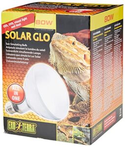 exo terra solar-glo mercury vapor bulb, 80 watts