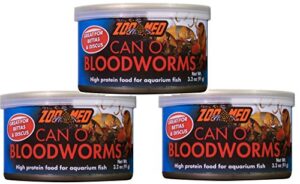 zoo med can o bloodworms: 3.2 oz (3 pack)