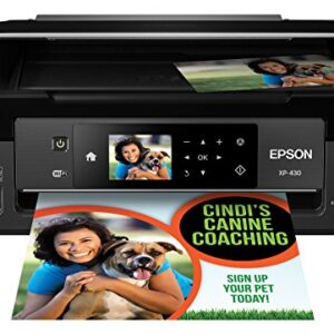 Epson Expression Home XP-430 Wireless Color Photo Printer with Scanner and Copier, Amazon Dash Replenishment Ready