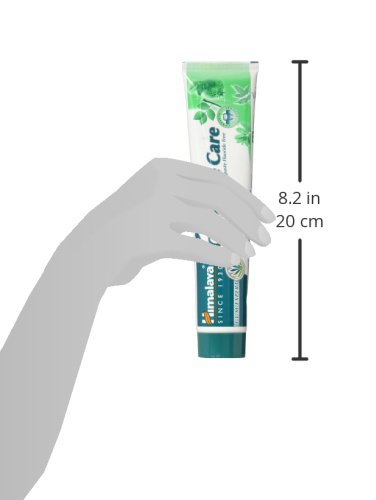 Himalaya Complete Care Toothpaste, Fluoride Free to Reduce Plaque and Brighten Teeth, 6.17 Oz