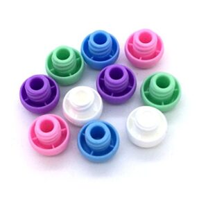 DryFur Syringe Caps for Pets fit Slip leur and Lock luer Blue (100 caps)