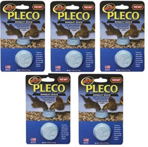 (5 pack) zoo med laboratories pleco banquet blocks