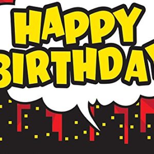 Teacher Created Resources Superhero Happy Birthday Postcard (5605)