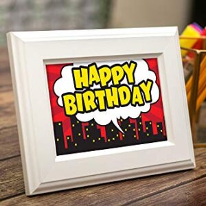 Teacher Created Resources Superhero Happy Birthday Postcard (5605)