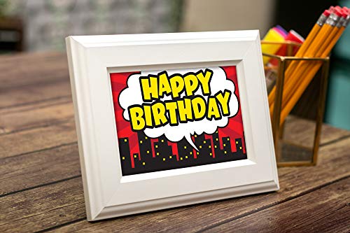 Teacher Created Resources Superhero Happy Birthday Postcard (5605)