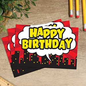 Teacher Created Resources Superhero Happy Birthday Postcard (5605)