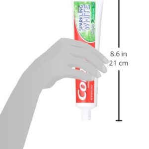 Colgate Sparkling White Whitening Toothpaste, Mint - 8 ounce (6 Pack)