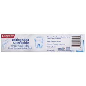 Colgate Baking Soda and Peroxide Whitening Toothpaste - 8 ounce (3 Pack)