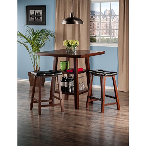 Winsome Orlando Dining, Cushion Seats, Walnut