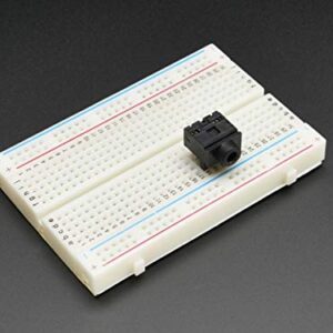 Adafruit Accessories Breadboard-Friendly 3.5mm Stereo Headphone Jack (1 piece)