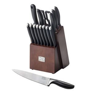 chicago cutlery 16 piece avondale knife block set