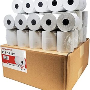 Star SP700 Kitchen Printer Paper (50 Rolls) 3" x 165' 1 Ply Bond (Non -Thermal) Receipt Paper POS Cash Register Paper for TMU200 SRP275 from BuyRegisterRolls