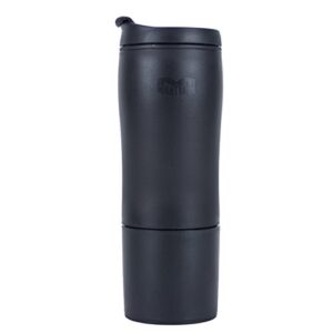 mighty mug biggie airlock travel mug, 16oz, black