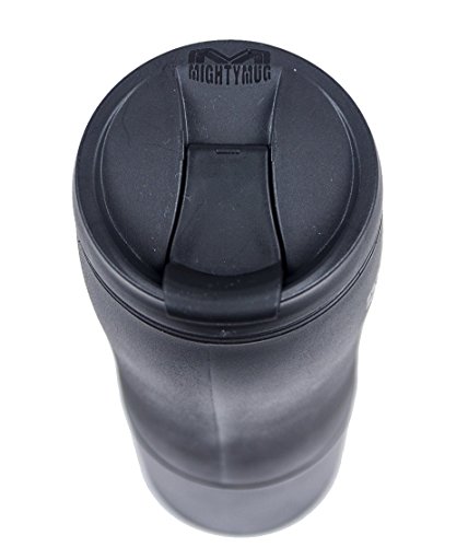 Mighty Mug Biggie Airlock Travel Mug, 16oz, Black