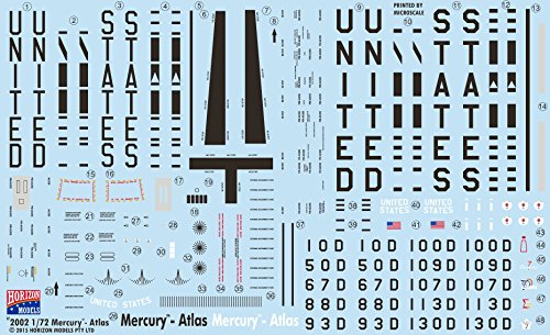 Horizon Models 1/72nd Scale Mercury™-Atlas Plastic Model Kit