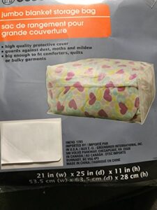 jumbo blanket storage bag