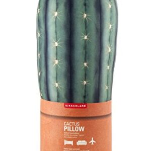 Kikkerland Cactus Plant Soft Plush Pillow Headrest for Home, Office, Travel