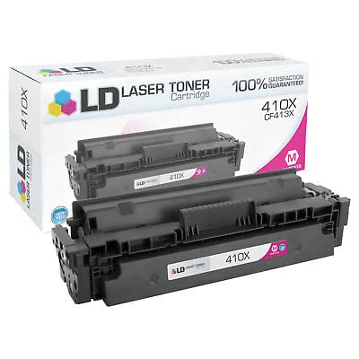 LD Products Compatible Toner Cartridge Replacements for HP 410X High Yield (1 Black, 1 Cyan, 1 Magenta, 1 Yellow, 4PK) for HP Color Laserjet Pro MFP M477fdn M477fdw M477fnw M452dn M452dw and M452nww