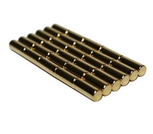 metal cylinder magnets, 30 pcs gold magnetic pins,magnets for building, science, diy, refrigerator&kitchen,magnets cabinet&class,perfect as whiteboard, locker or fridge, tiny powerful magnets for maps