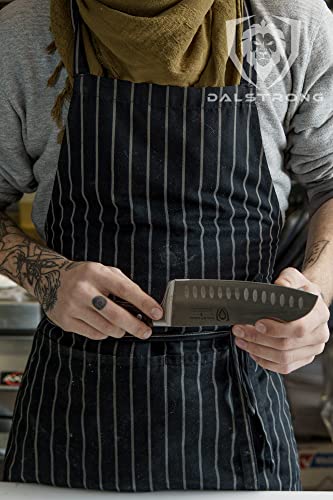 Dalstrong Santoku Knife - 7 inch - Gladiator Series ELITE - High Carbon German Steel - Sheath Included - Razor Sharp Kitchen Knife - Asian Vegetable Knife - NSF Certified