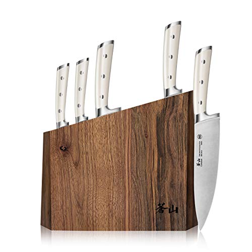 Cangshan S1 Series 59663 6-Piece German Steel Forged Knife Set, Walnut