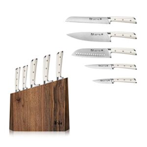 Cangshan S1 Series 59663 6-Piece German Steel Forged Knife Set, Walnut