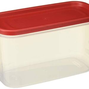 Rubbermaid 071691688044 Dry Food Container (Set of 2), 10-Cup, 2 Pack Everyday, Clear, 2 Count