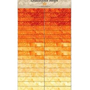 Stonehenge Gradations Brights Sunglow Stone Strips 40 2.5-inch Strips Jelly Roll Northcott