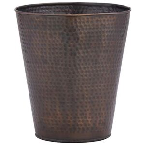 park designs hammered copper waste basket