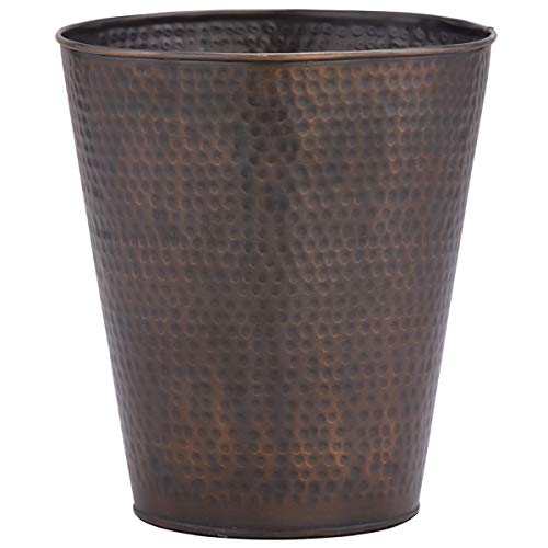 Park Designs Hammered Copper Waste Basket