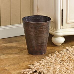 Park Designs Hammered Copper Waste Basket