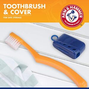 Arm & Hammer for Pets Dental Toothbrush & Cover for Small Dogs | Best Toothbrush with Cover for Small Dog Breeds | Easy to Use and Convenient Dog Toothbrush